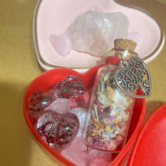 Hand Crafted | Accents | Come To Me Love Spell Jar Set W Potion Pick ...